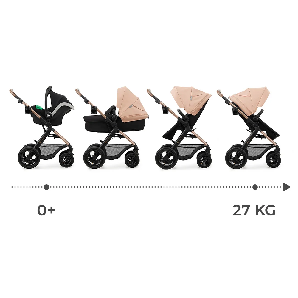 Travel System 3in1 MOOV 2 AIR MOOV 2 3in1 AIR grey | Kinderkraft